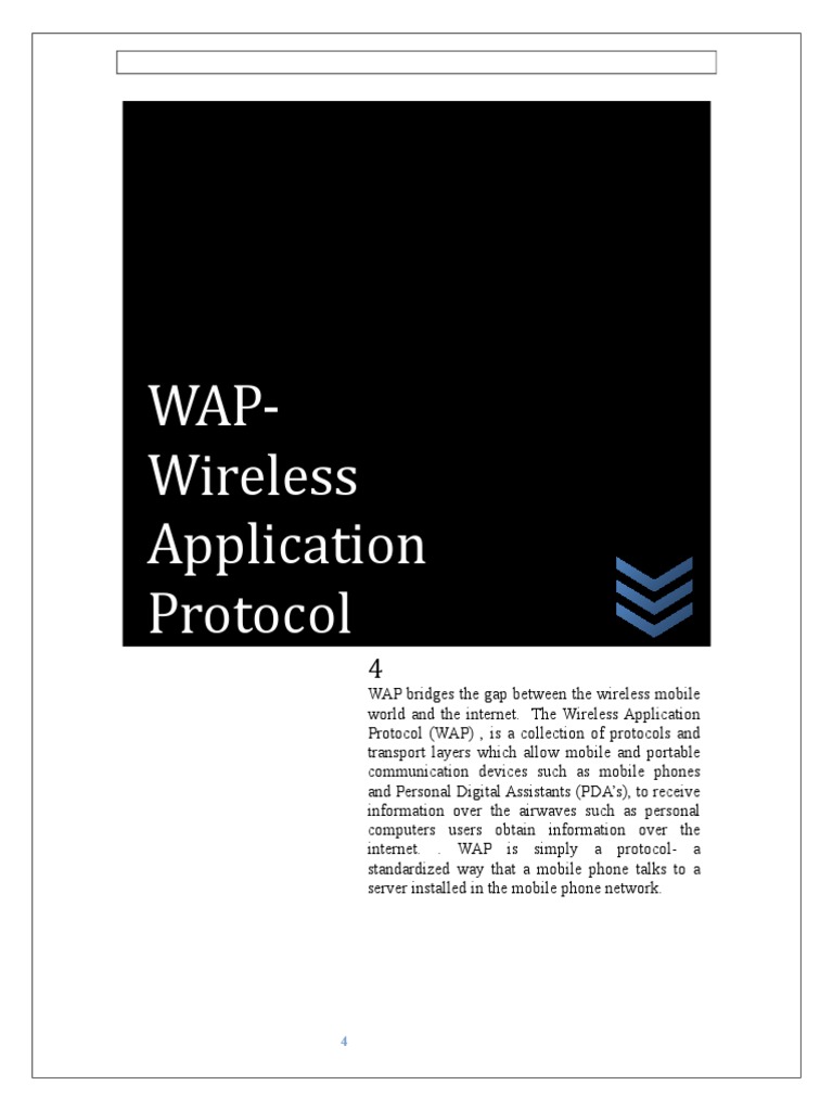 Wireless Application Protocol | PDF | Hypertext Transfer Protocol | Transport Layer Security