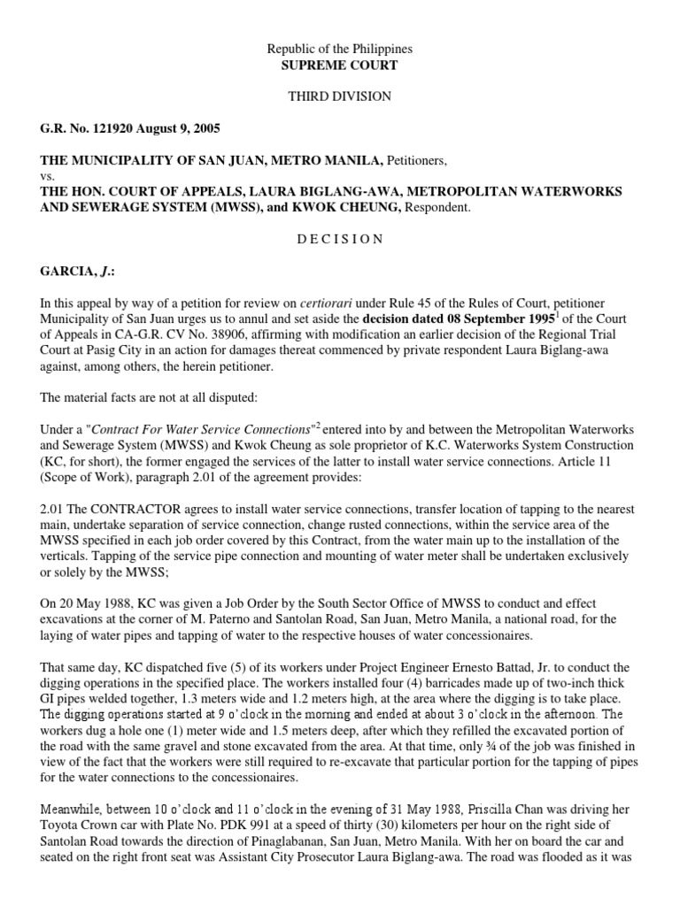 G.R. No. 121920 | PDF | Judgment (Law) | Damages