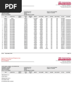 Toyota Invoice | PDF | Transport | Vehicle Industry