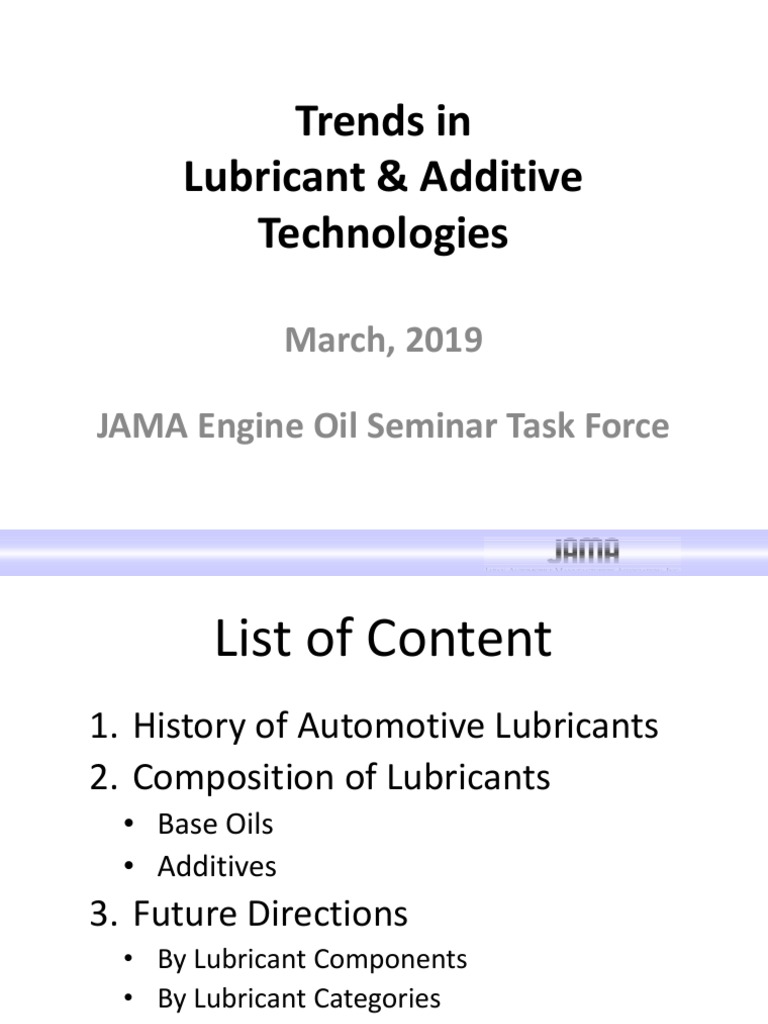 Jama | PDF | Motor Oil | Lubricant