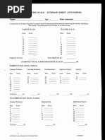 CONNERS - ADHD Checklists and Rating Scale Summary Sheet | PDF ...