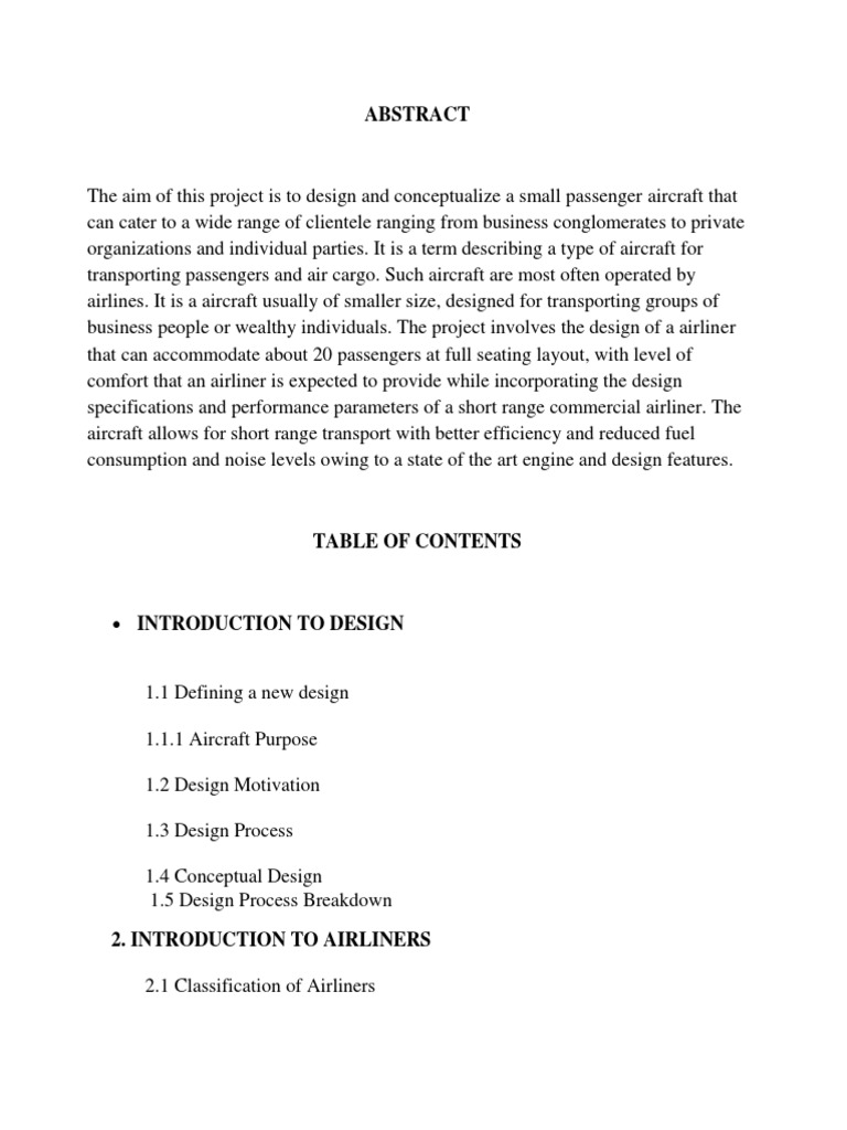 ADP Report | PDF | Airplane | Airliner