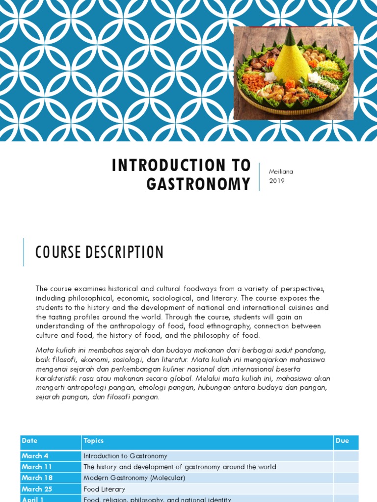 Introduction | PDF | Gastronomy | Eating Behaviors Of Humans