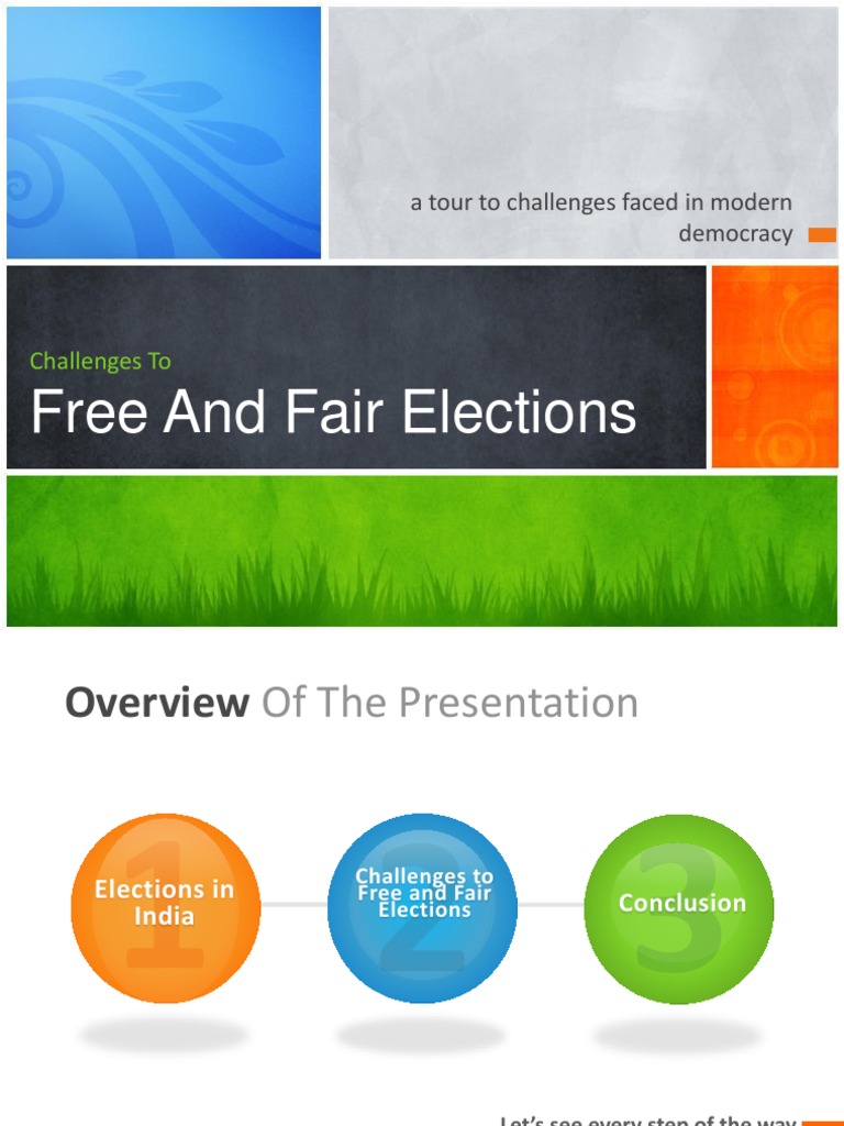 Challenges to Free and Fair Elections | Elections | Voting