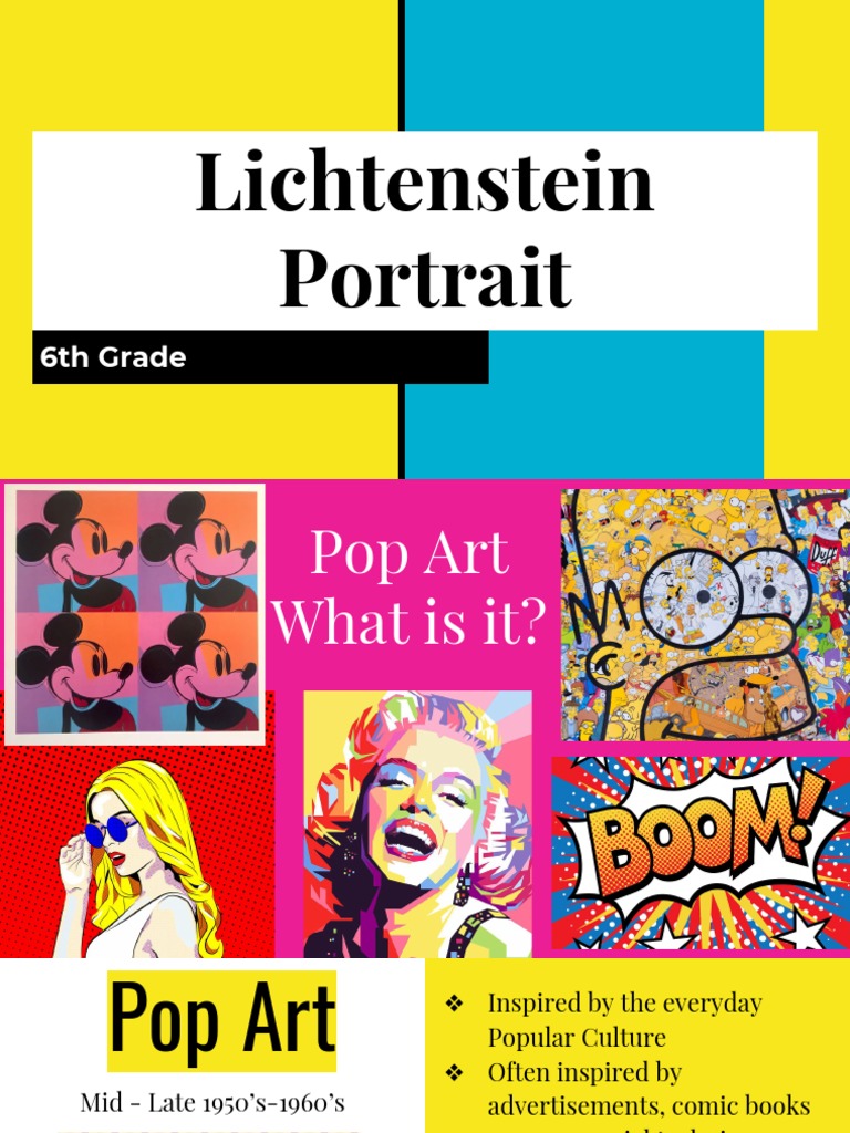 Powerpoint Roy Lichtenstein | PDF | Art Media | Paintings