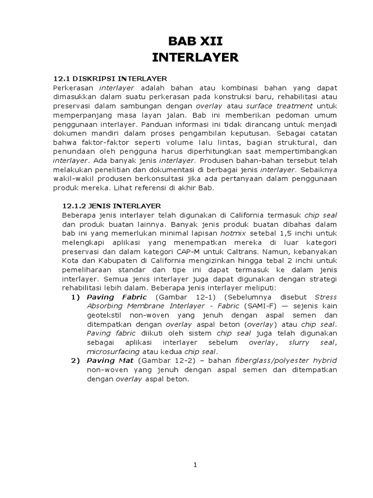 BABXII Interlayer | PDF