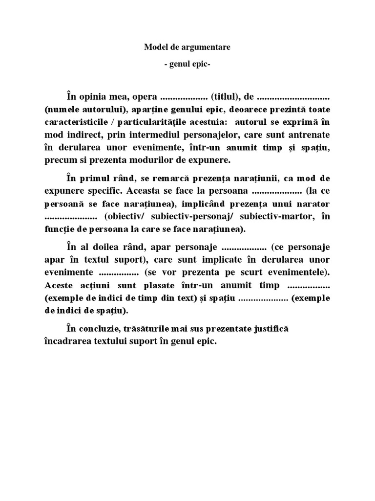 Model Gen Epic | PDF