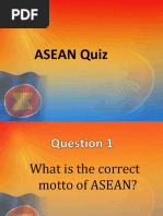 Asean Quiz Bee Reviewer - 1 | PDF | Southeast Asia