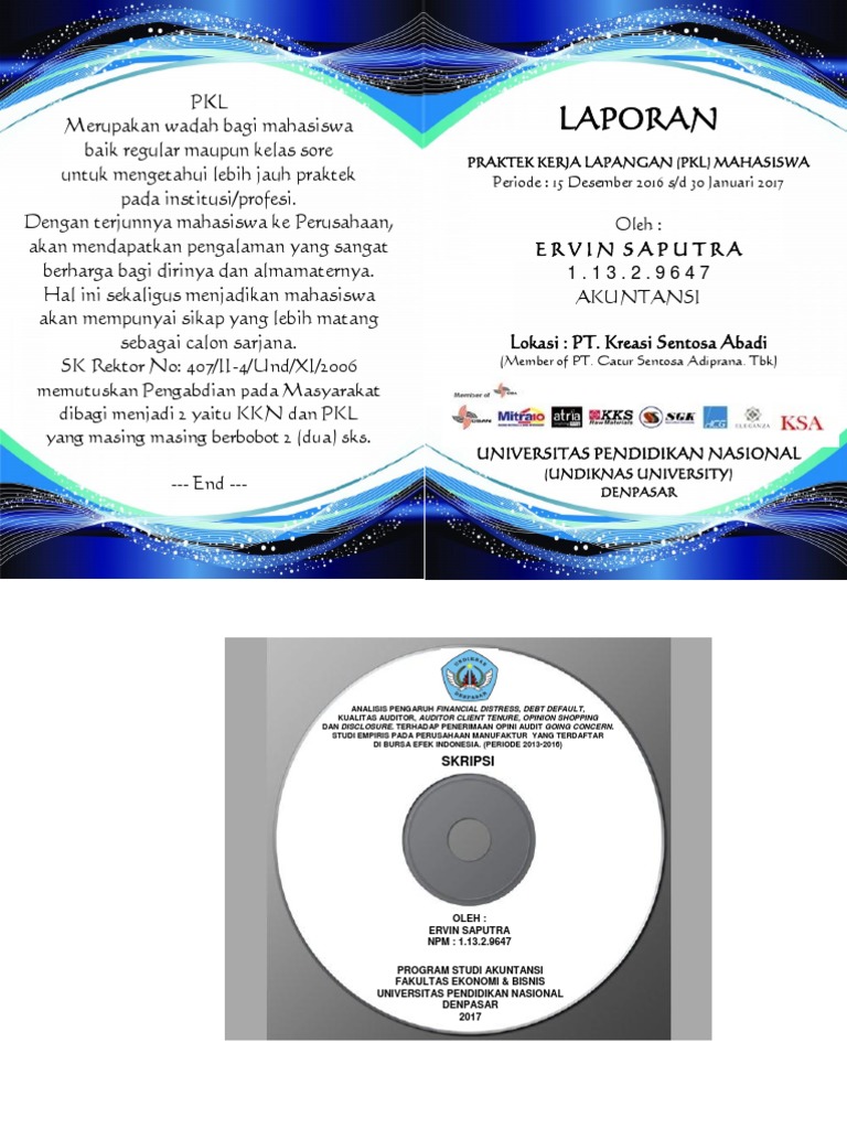 Contoh Cover CD Skripsi Mahasiswa | PDF | Seni