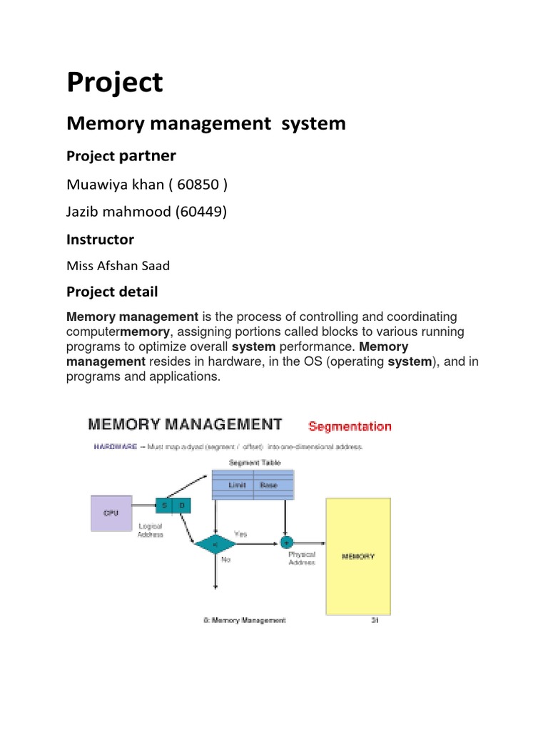 Linux-Based Memory Management System | PDF