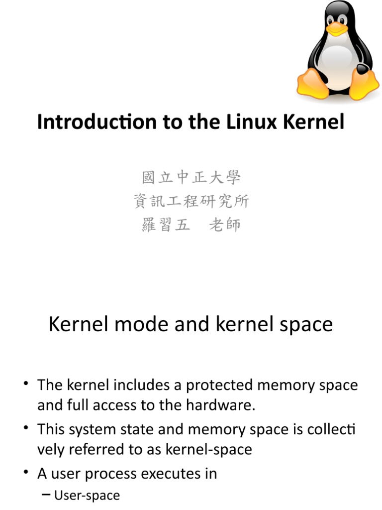 Introduction To The Linux Kernel | PDF | Scheduling (Computing ...