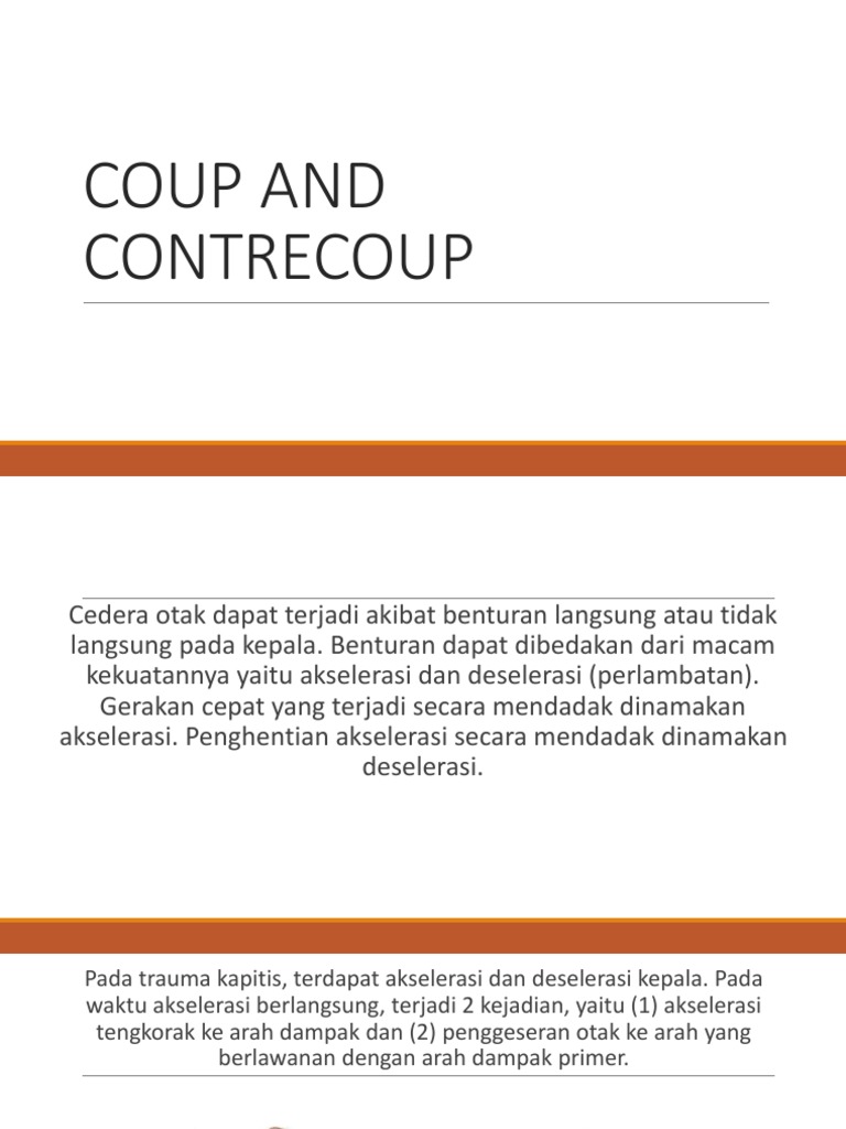 Coup and Contrecoup | PDF