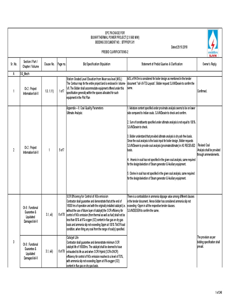 12 Clarification-02 PDF | PDF | N Ox | Boiler