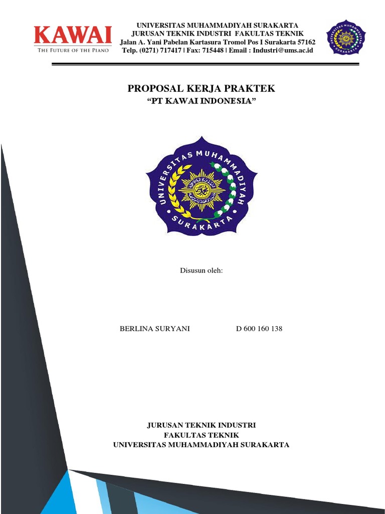 Proposal Kerja Praktek | PDF | Seni | Teknologi & Rekayasa