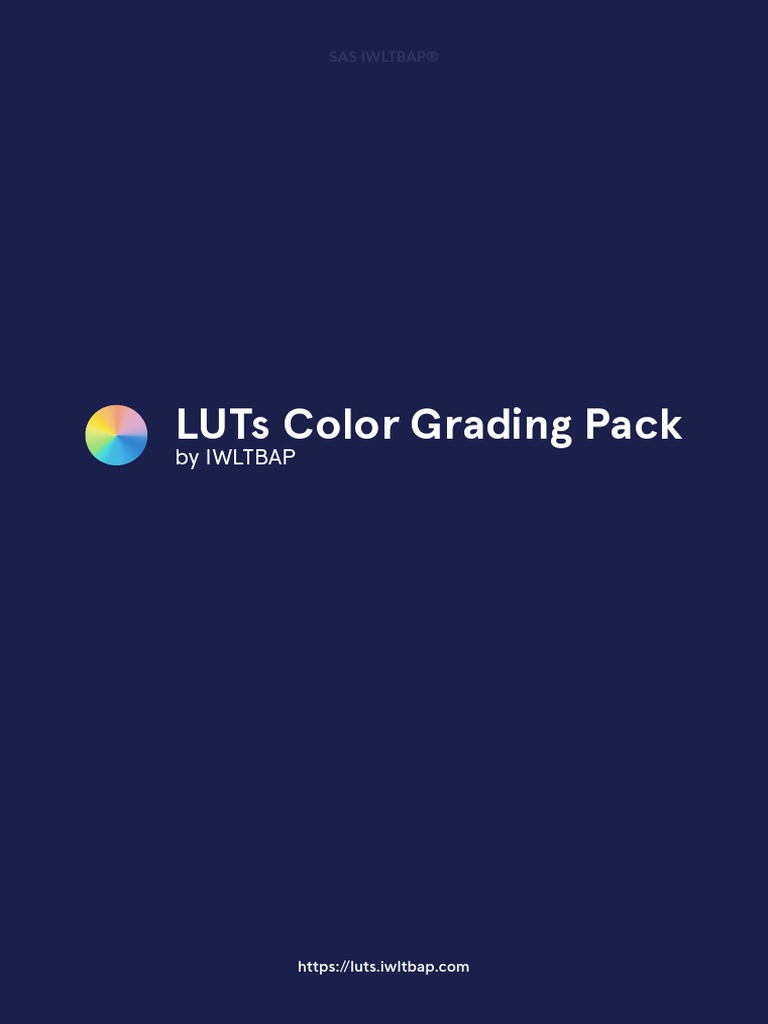 Readme - LUTs Color Grading Pack by IWLTBAP PDF | PDF | Adobe Photoshop ...