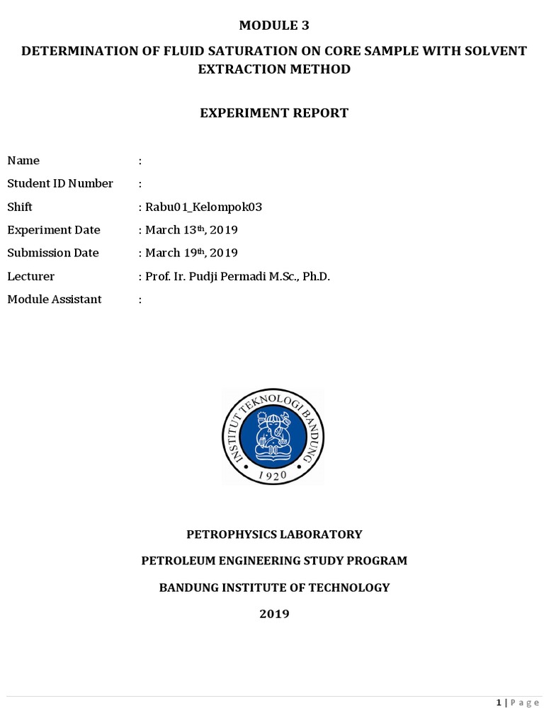 Module 3 - Solvent Extraction | PDF | Porosity | Petroleum Reservoir