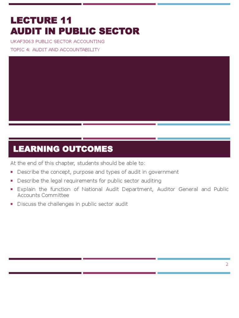 Public Sector Audit Overview | PDF | Internal Audit | Internal Control