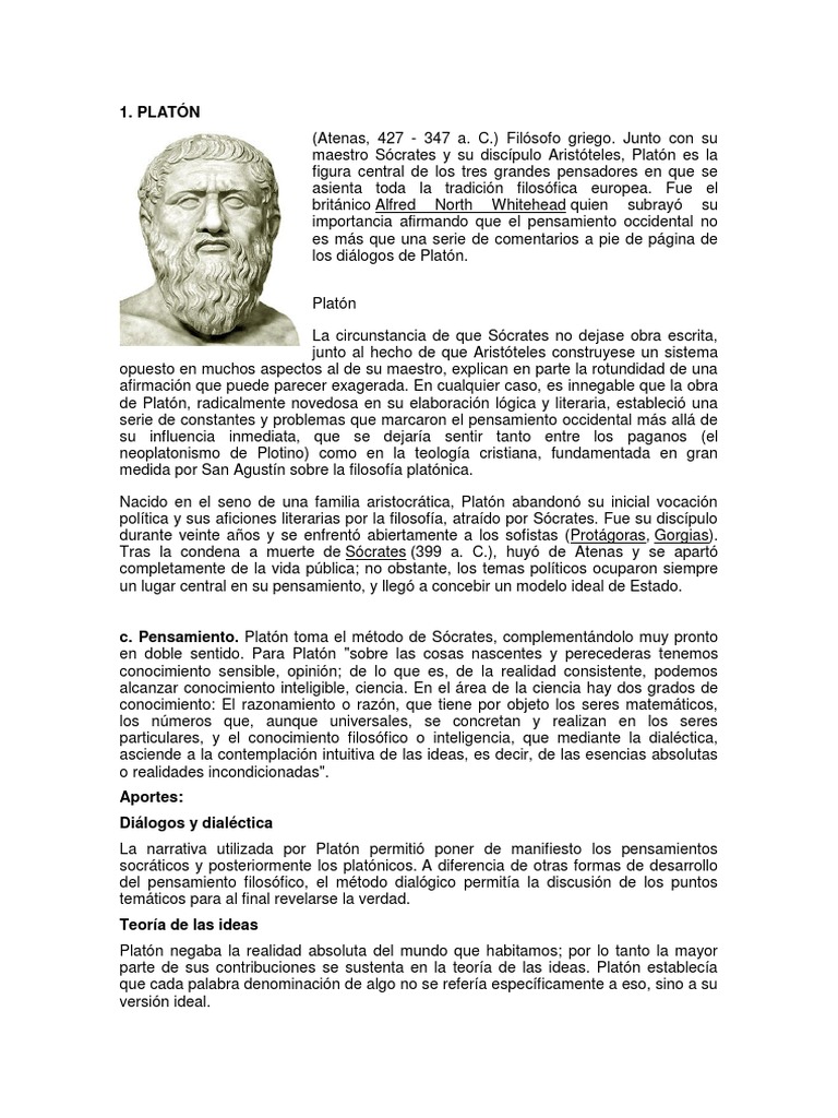 Biografia 40 Filosofos | PDF | Platón | Immanuel Kant