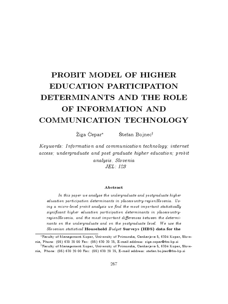 Binder12 PDF | PDF | Higher Education | Logistic Regression