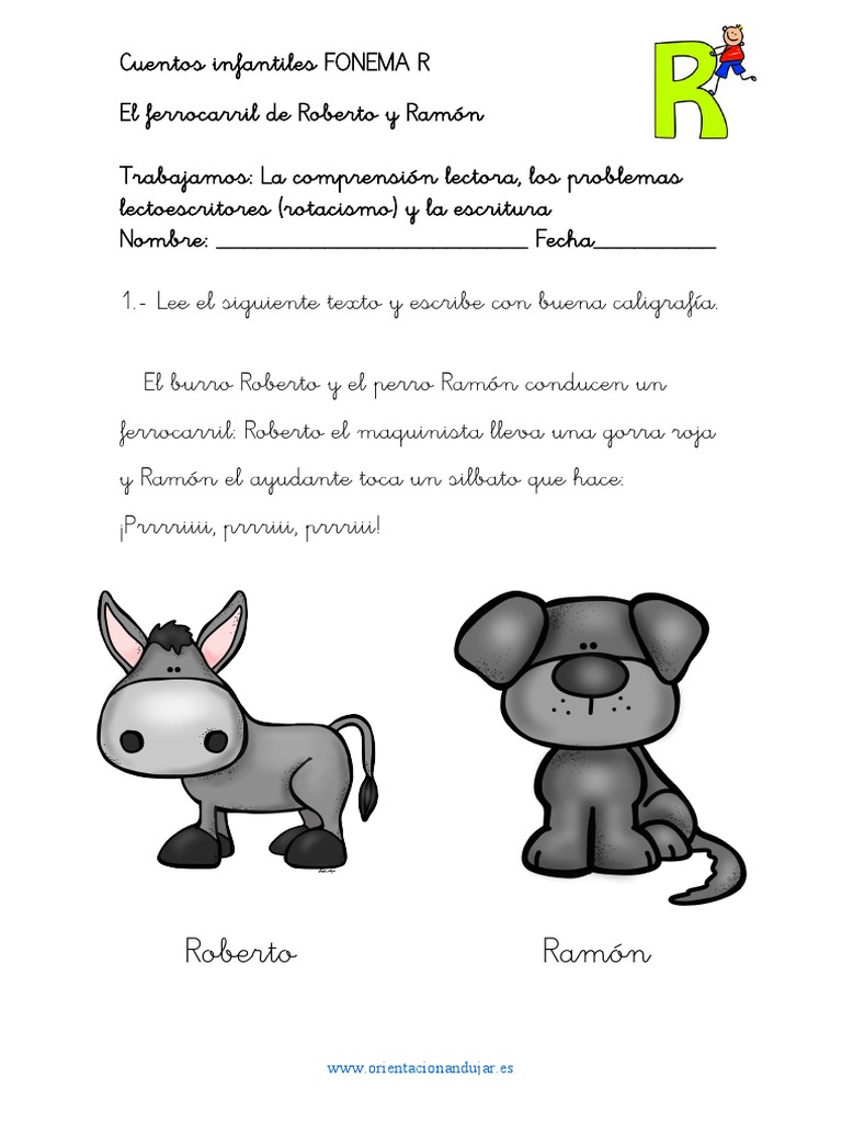 Cuento Fonema RR PDF | PDF | Tren | Transporte ferroviario