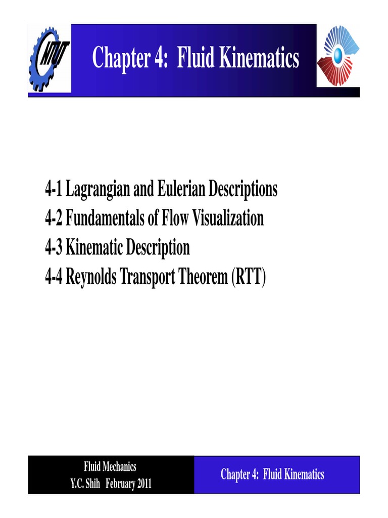 Ch4-Fluid PDF | PDF | Fluid Dynamics | Deformation (Mechanics)