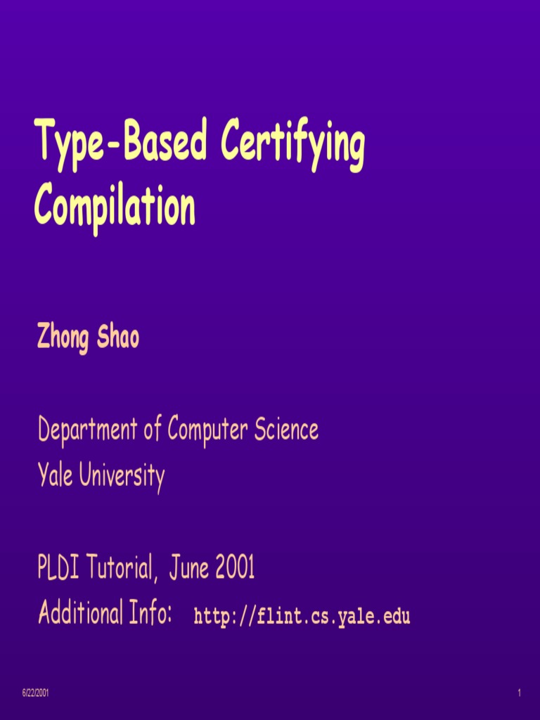 Pldi01 Tut PDF | PDF | Inheritance (Object Oriented Programming ...