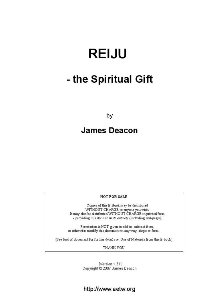 Reiki: Reiju | PDF