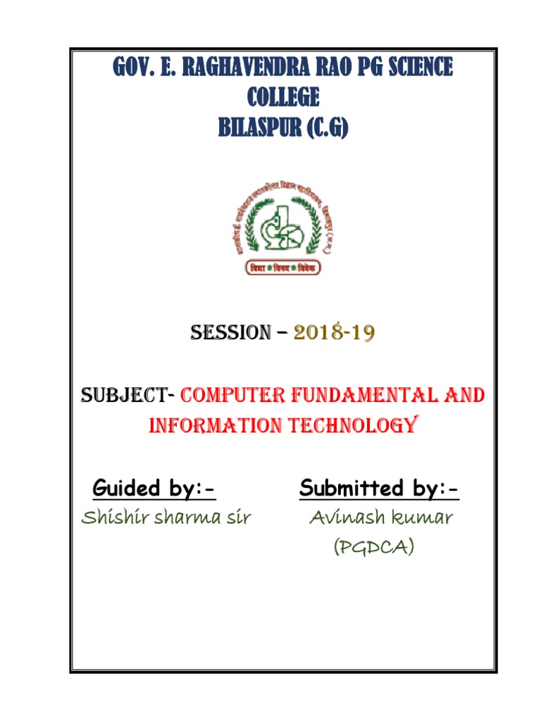 Avi-Computer Fundamental | PDF