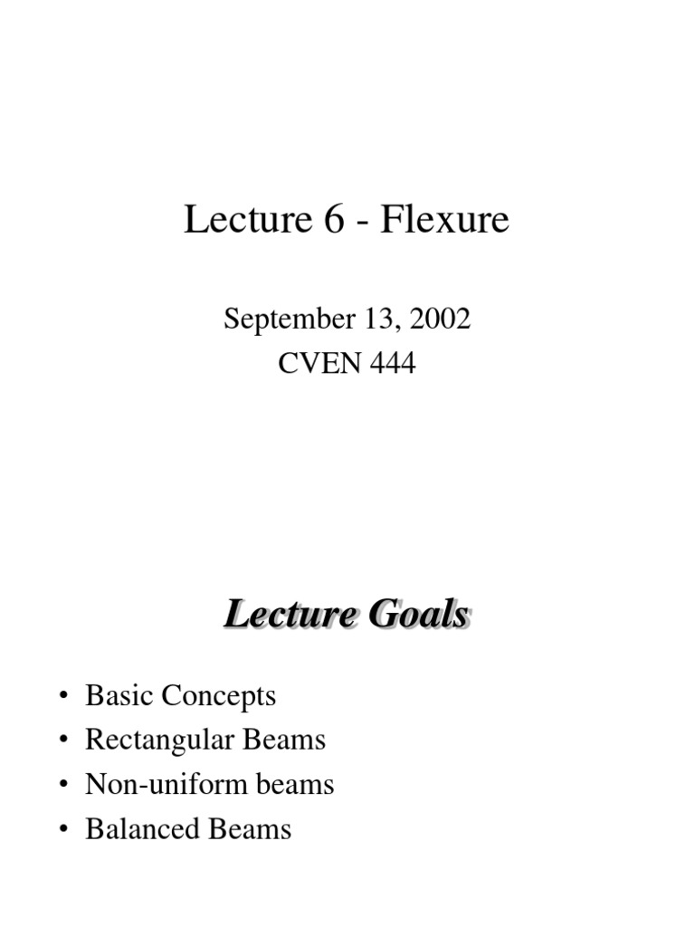 Lecture6 (CRACKED MOMENT OF INTERTIA) | PDF | Stress (Mechanics) | Beam (Structure)