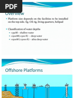 Offshore Platform Design | PDF | Offshore Drilling | Deep Foundation