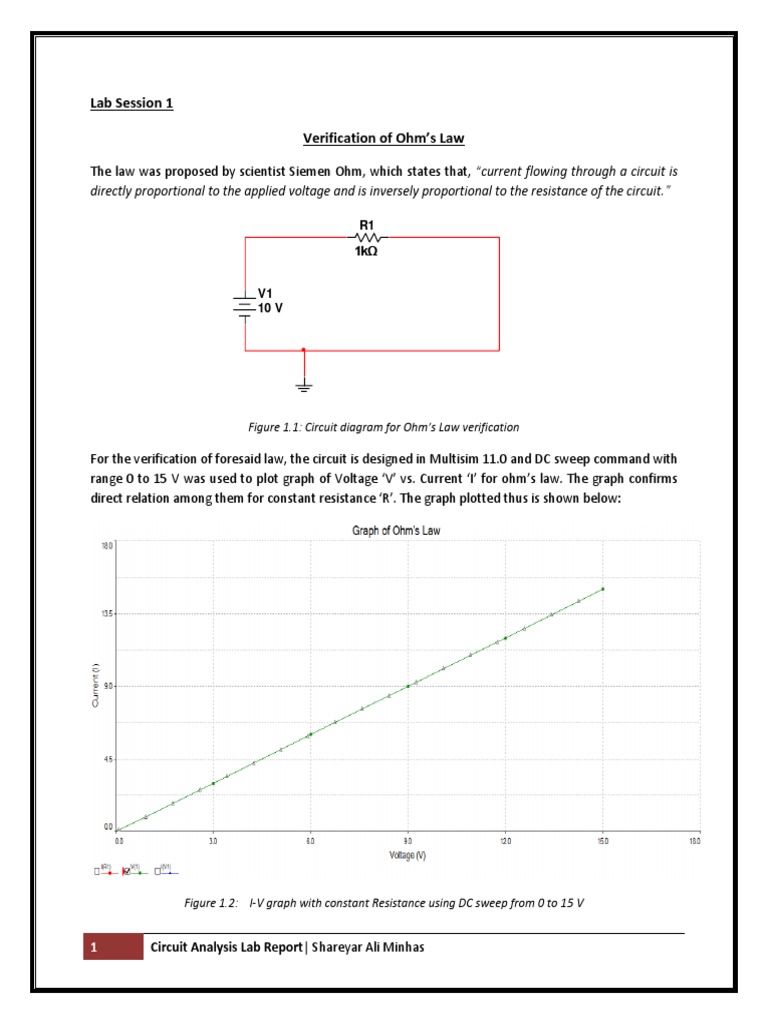 Circuit Analysis Labs | PDF | Electrical Network | Series And Parallel Circuits
