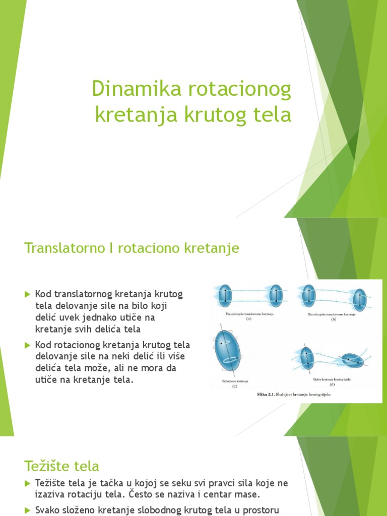 Dinamika Rotacionog Kretanja Krutog Tela | PDF Dinamika Rotacionog Kretanja Krutog Tela | PDF