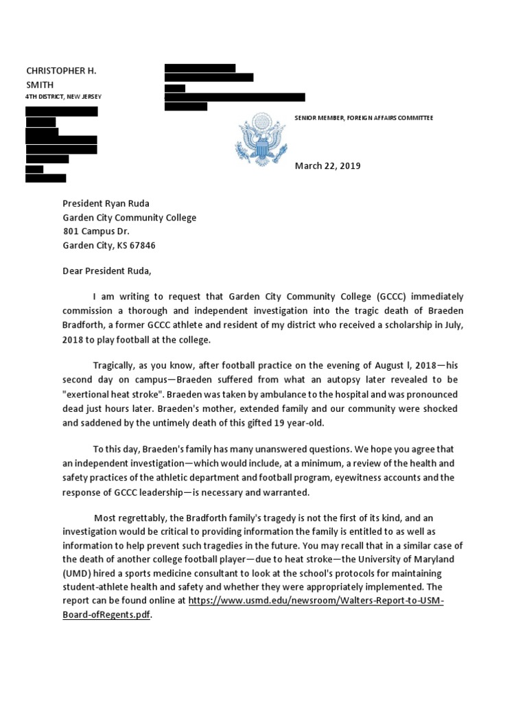 Smith Letter 2 | PDF