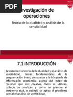 Teoría de Dualidad y Análisis de Sensibilidad | PDF | Programación lineal | Matemáticas