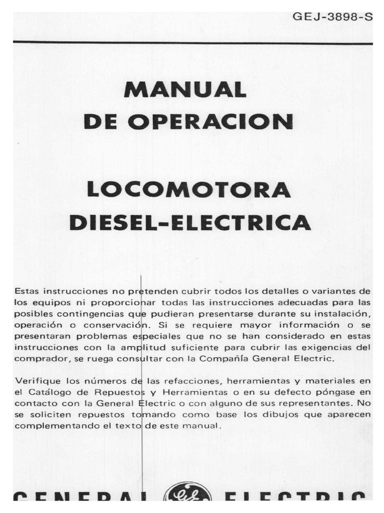 U23b Locom Manual de Operacion | PDF