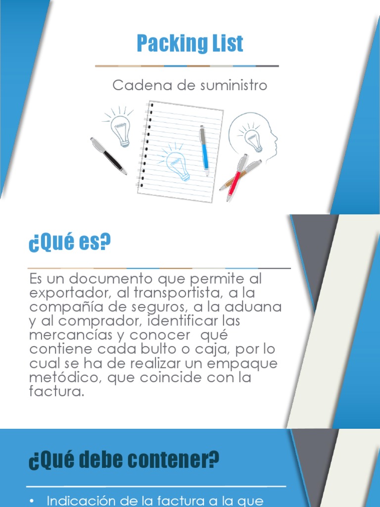 Packing List | PDF | Factura | Business