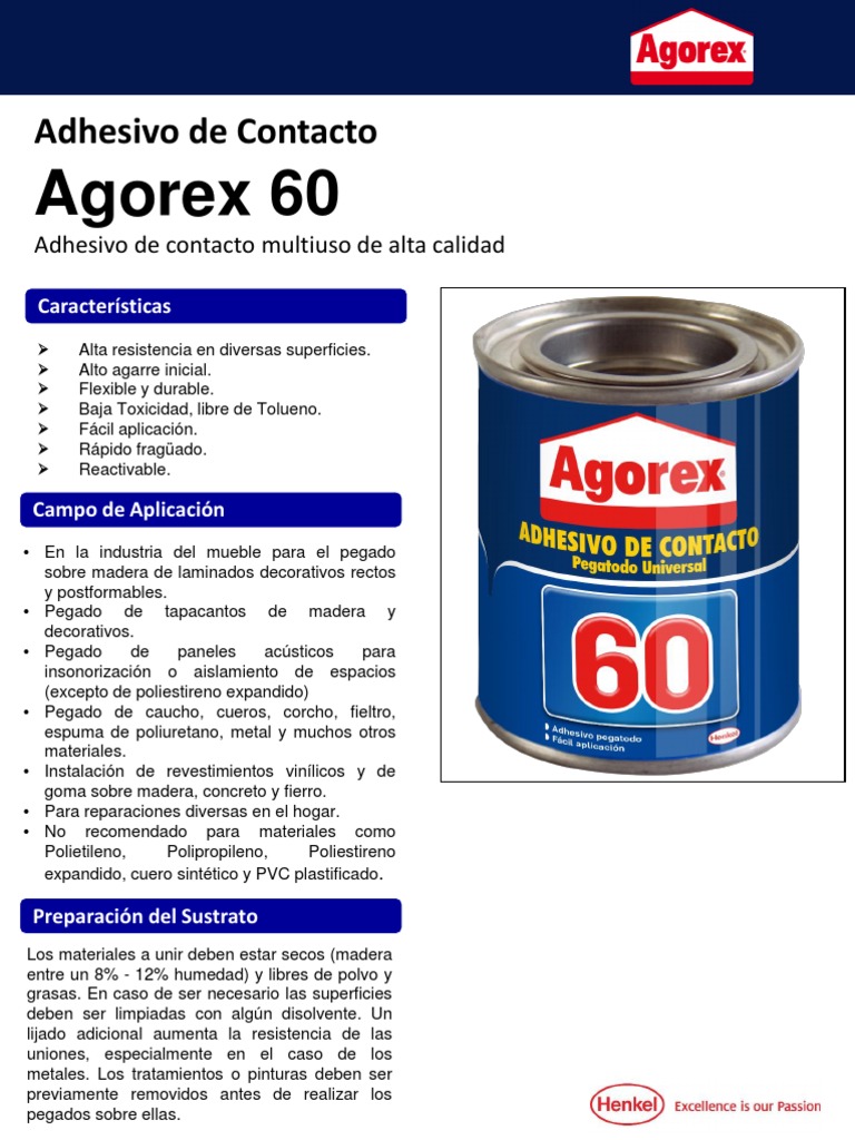 Agorex 60 | PDF | Madera | Solvente