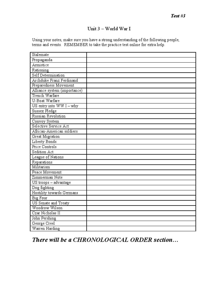 Unit 3 Review | PDF
