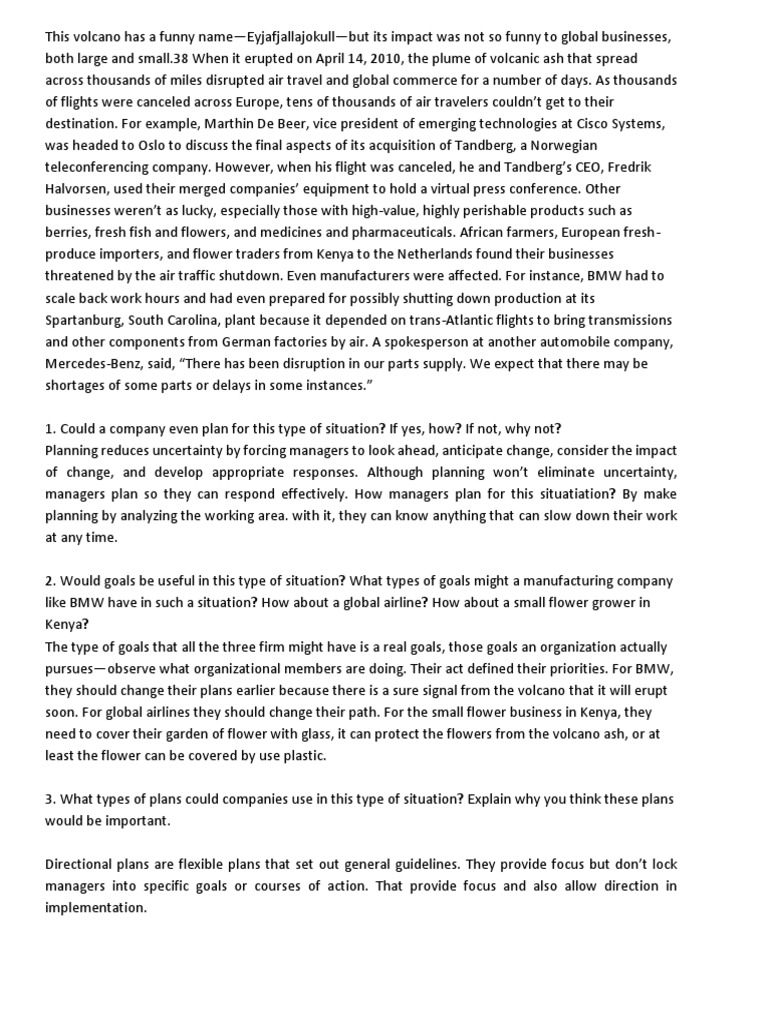 Case Study | PDF | Volcano | Volcanic Eruption