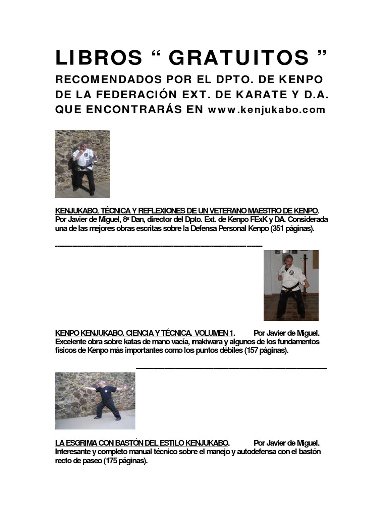 Libros Gratuitos Kenpo PDF