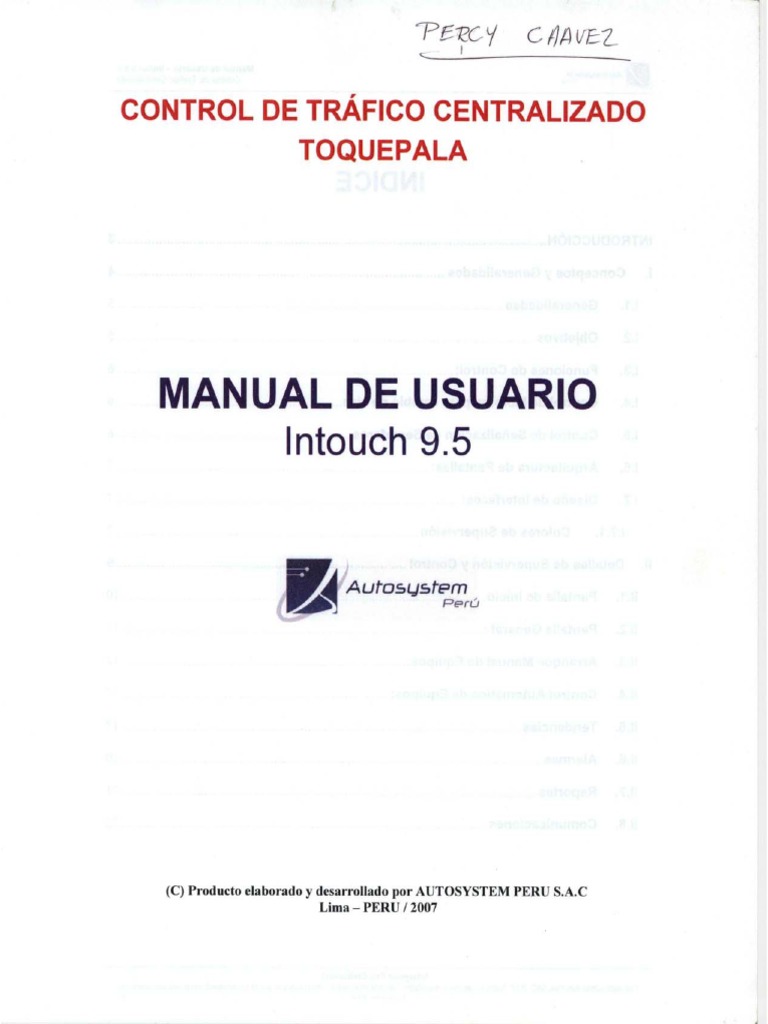 Manual de Usuario - Intouch - CTC-FFCC | PDF