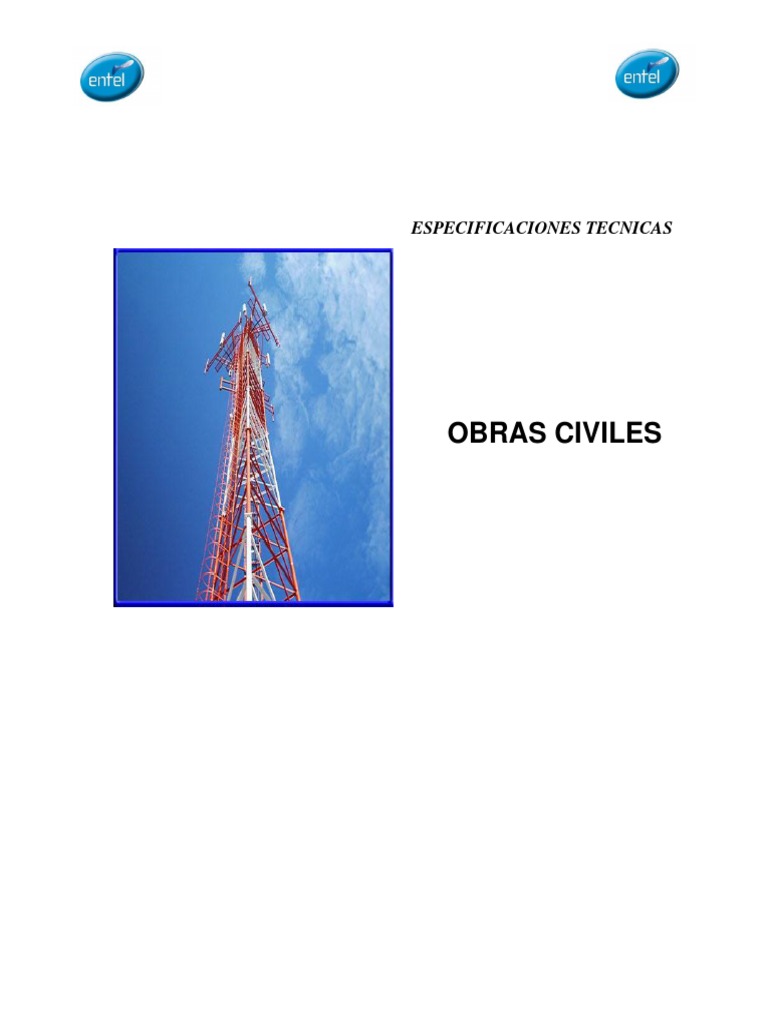 Especificaciones Tecnicas Obras Civiles PDF | PDF | Hormigón | Cemento