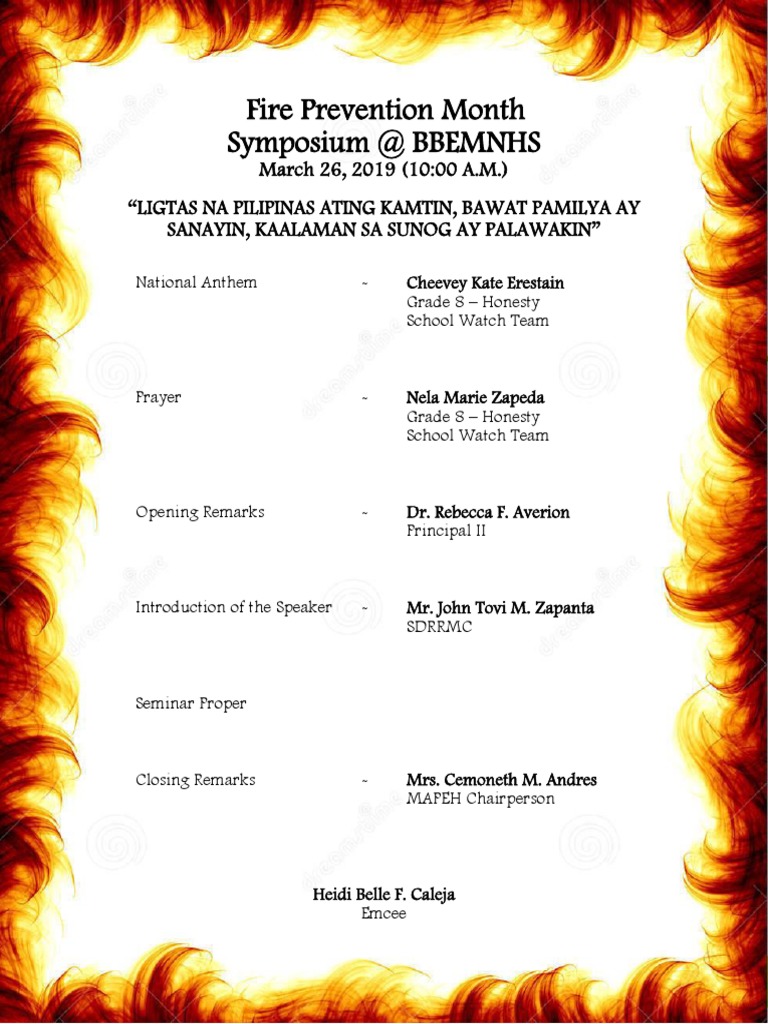Program BFP Symposium 2 | PDF
