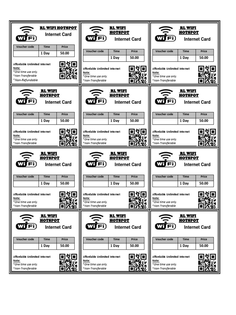 Affordable Unlimited 1-Day Internet Access: Details and Terms of RL ...