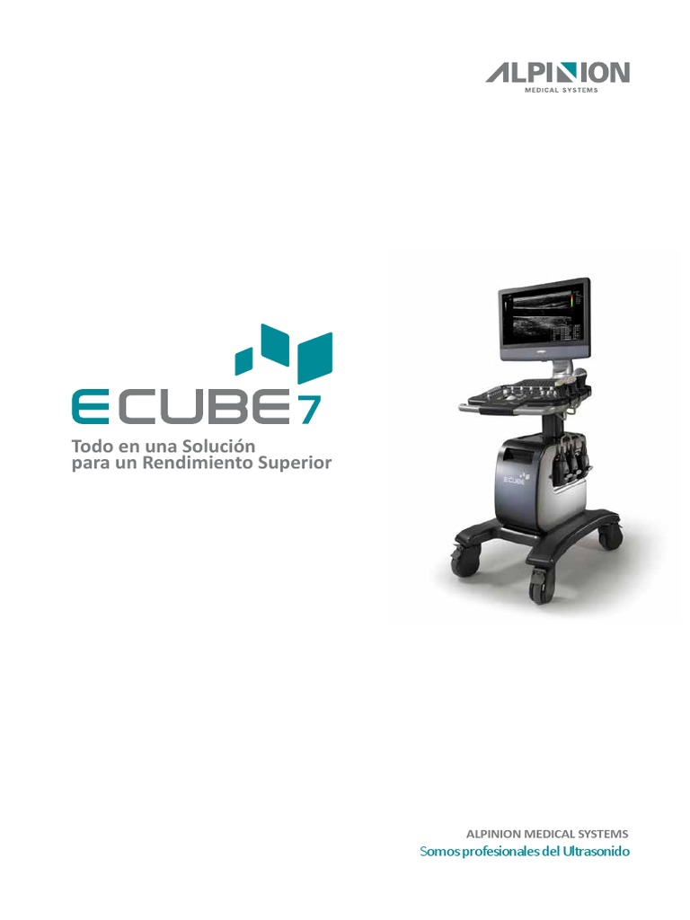 E-CUBE 7 Catalogue ESP Low | PDF | Ultrasonido médico | Ecocardiografía