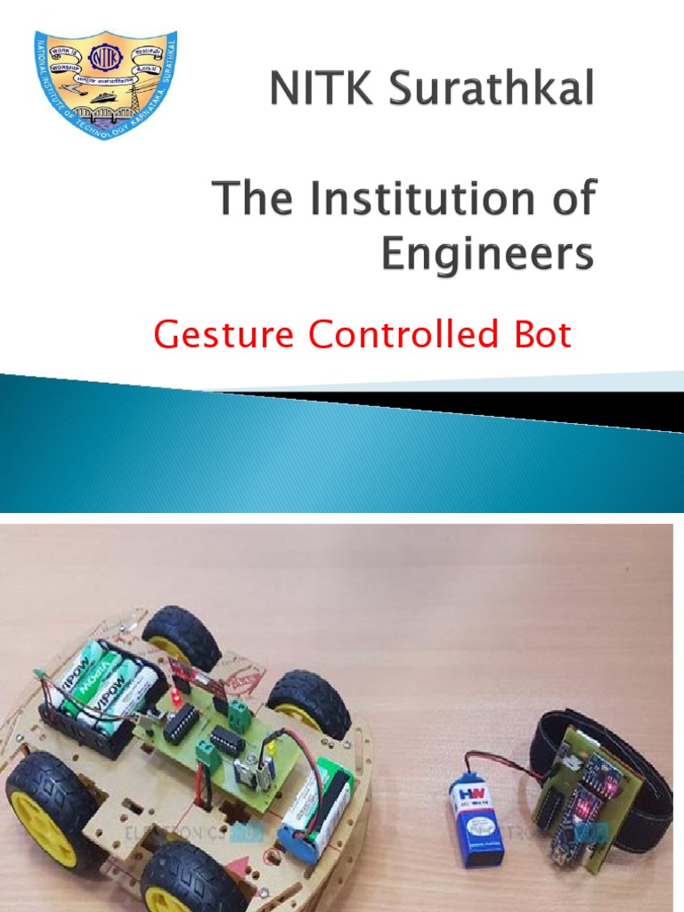 Gesturecontrolled Bot | PDF | Transmitter | Electronic Engineering
