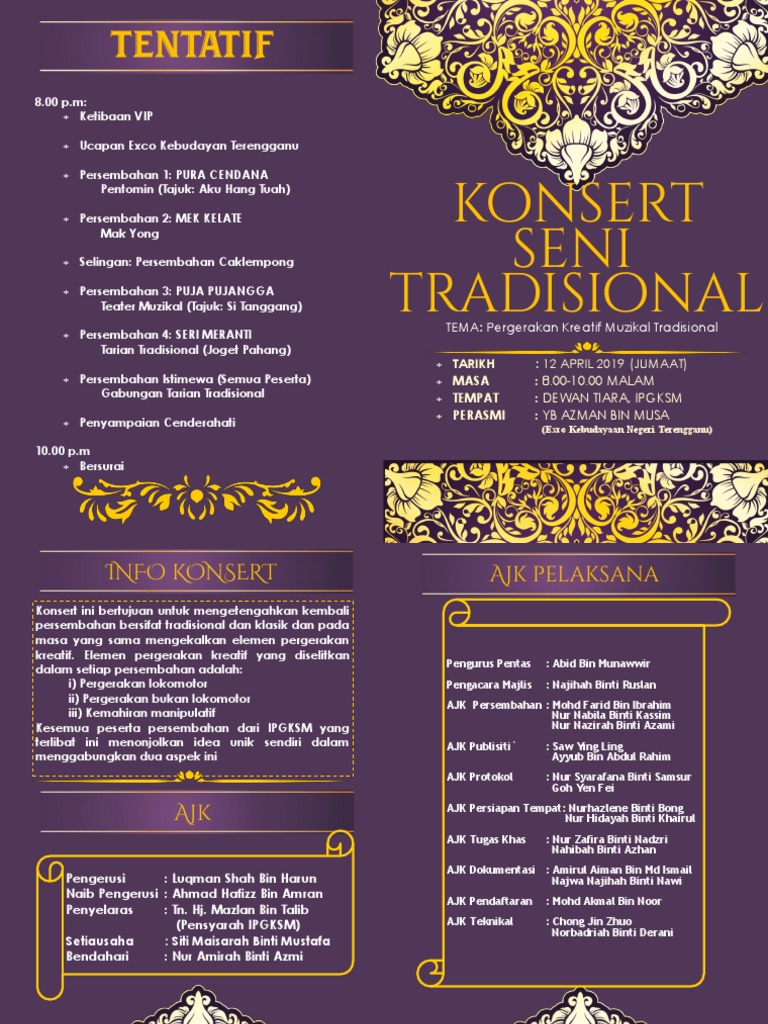 Template Buku Program Klasik (Cikgugrafik - Com) | PDF