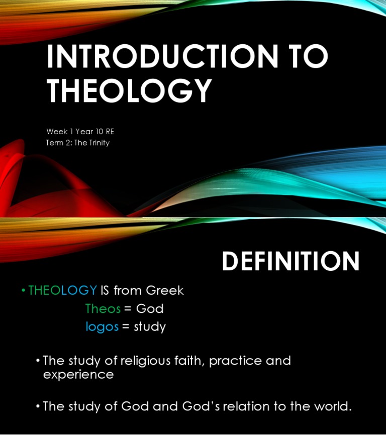 Introduction To Theology p1 | PDF