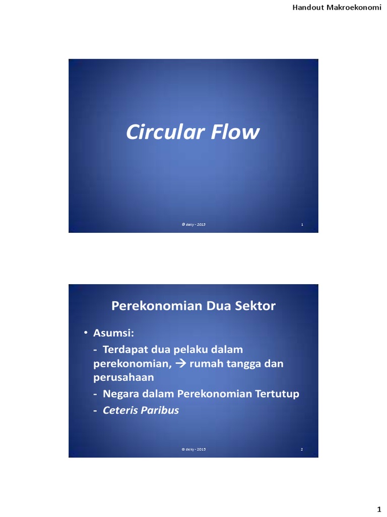 2-3. Circular Flow | PDF