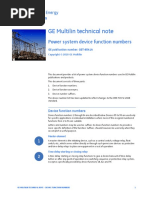 ANSI / IEEE C37.2 Device Numbers | PDF | Relay | Switch